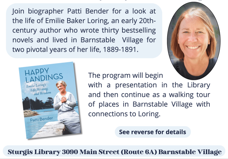 Emilie Loring Returns to Barnstable – The Emilie Loring Collection